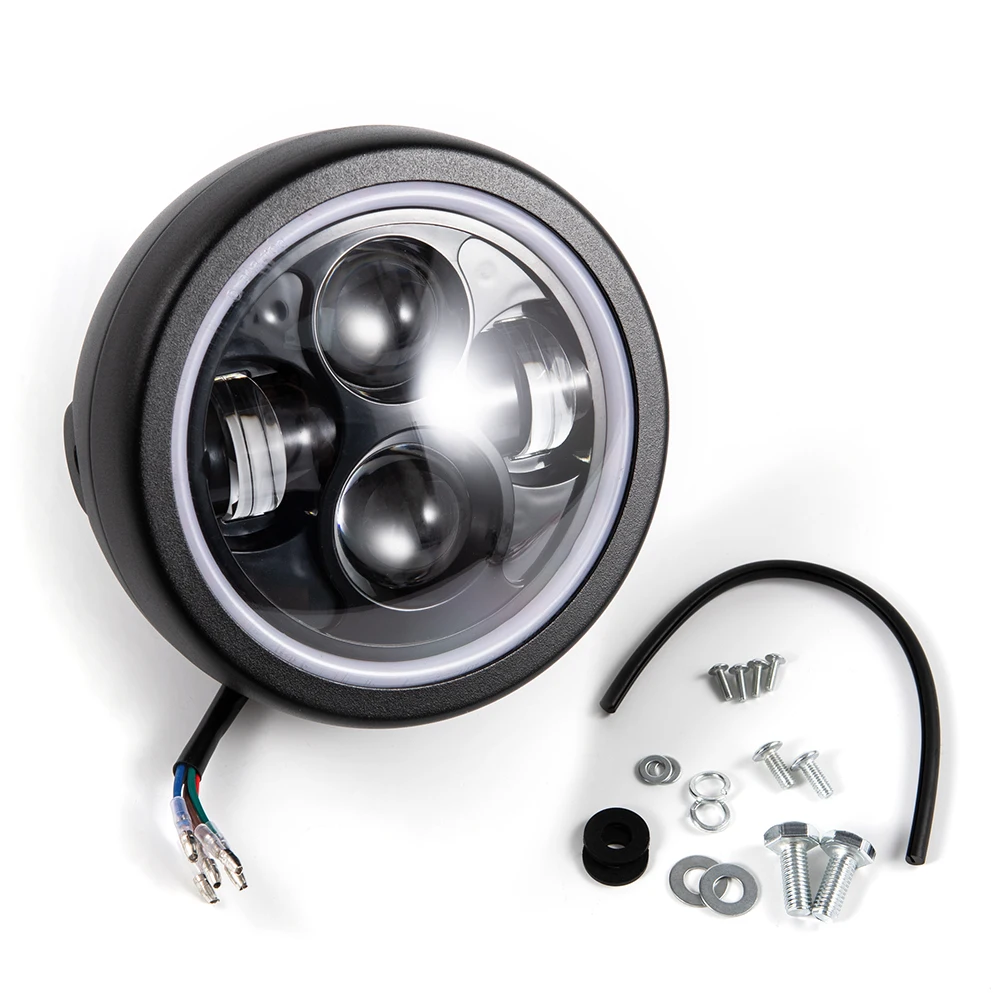 6-5-inch-LED-Headlight-Motorcycle-Projector-Headlamp-Super-Wide-Angle ...