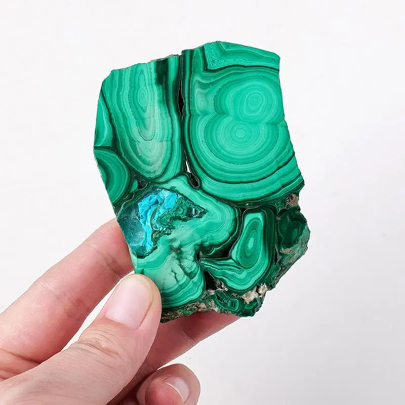 Natural-Green-Malachite-Raw-Specimen-Mineral-Collection-Precious-Crystal-Malachite-Stones-Slices ...