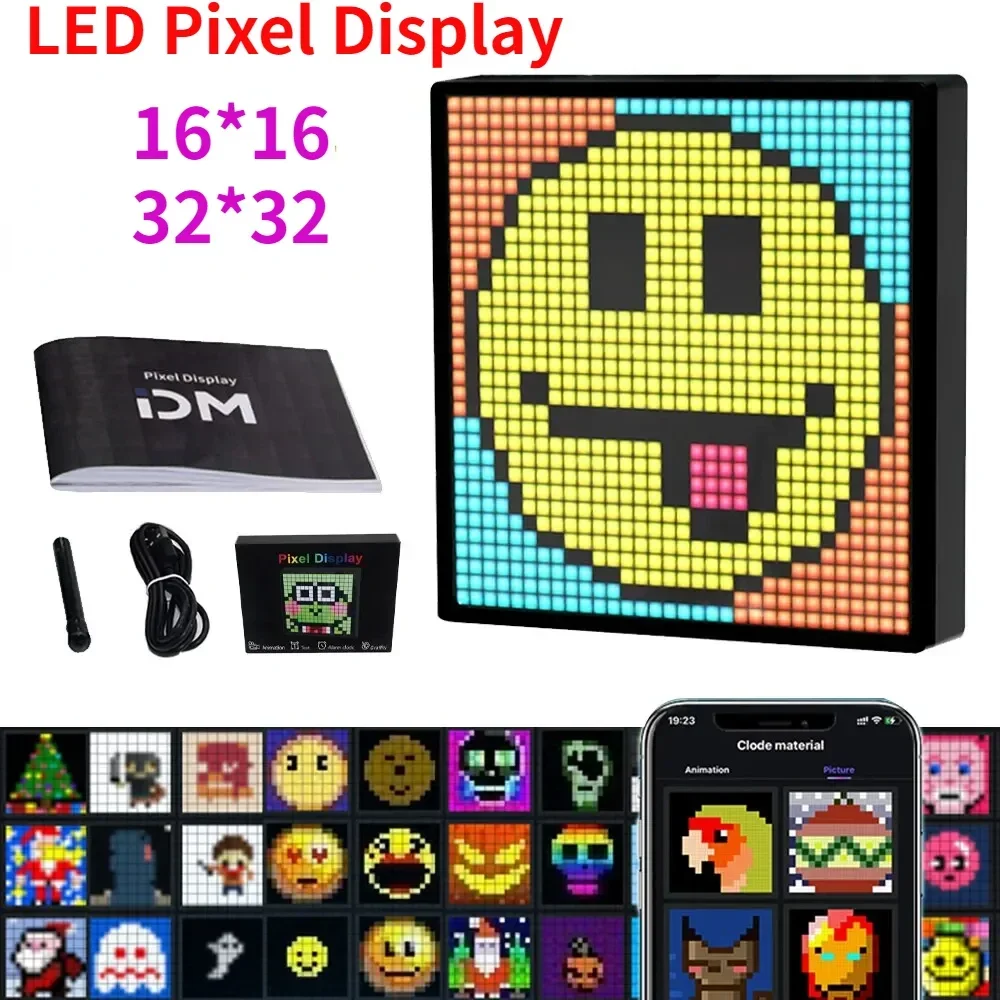 LED-Pixel-Display-APP-Control-Programmable-Night-Light-DIY-Text-Pattern ...
