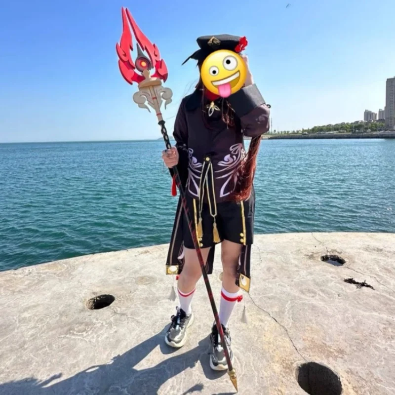 180cm Genshin Impact Weapons Staff of Homa Hu Tao Cosplay Stage ...