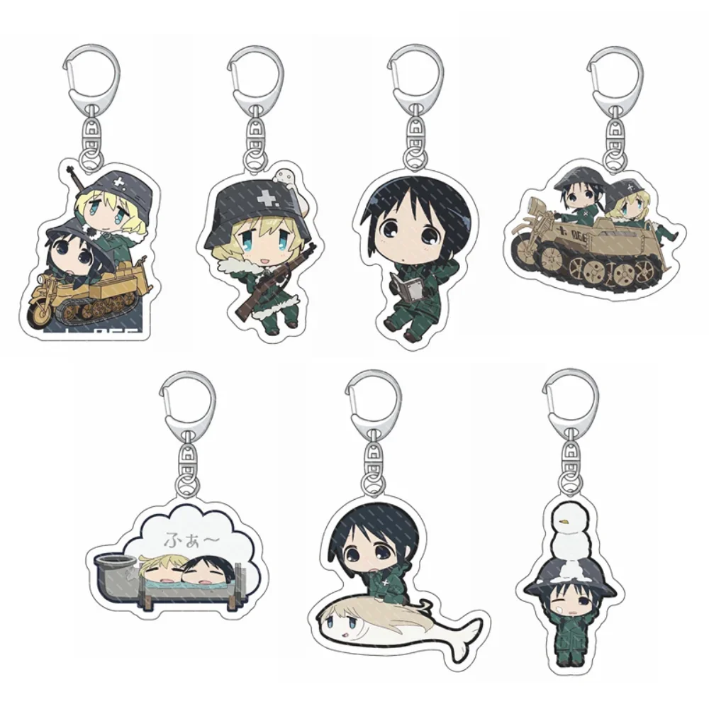 Fashion-Anime-Girls-Last-Tour-Keychain-Kawaii-Chito-and-Yuri-Cartoon ...