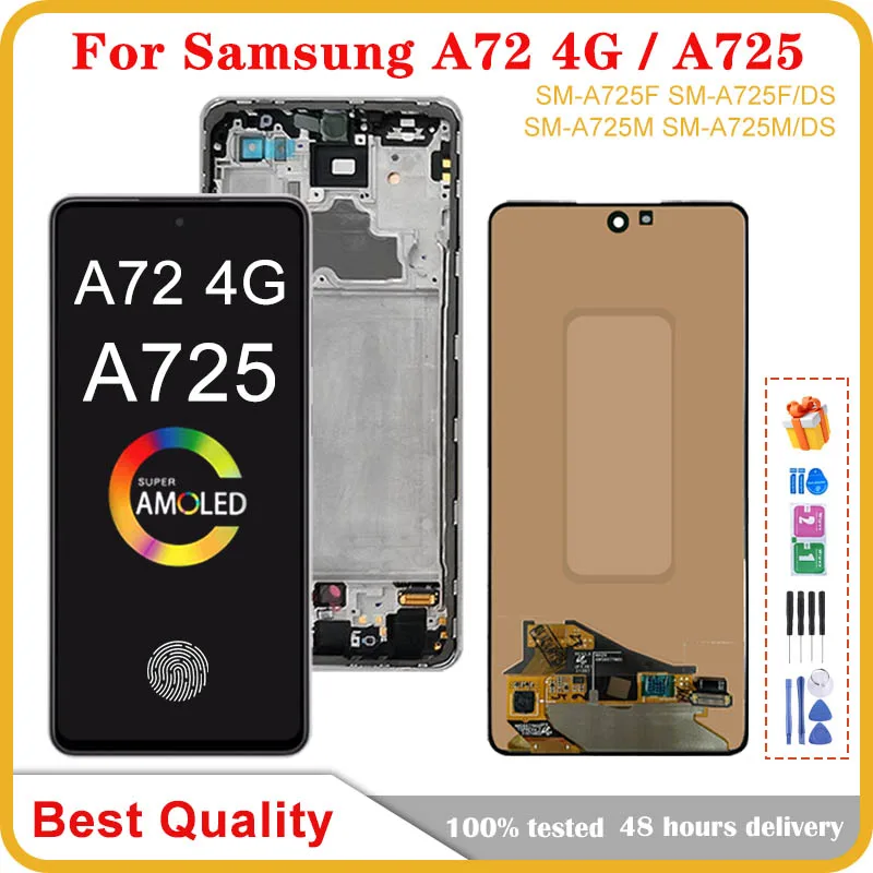 Samsung-Galaxy-A72-LCD-Display-Touch-Screen-Digitizer-Assembly-Replacement-SM-A725M-A725-For ...