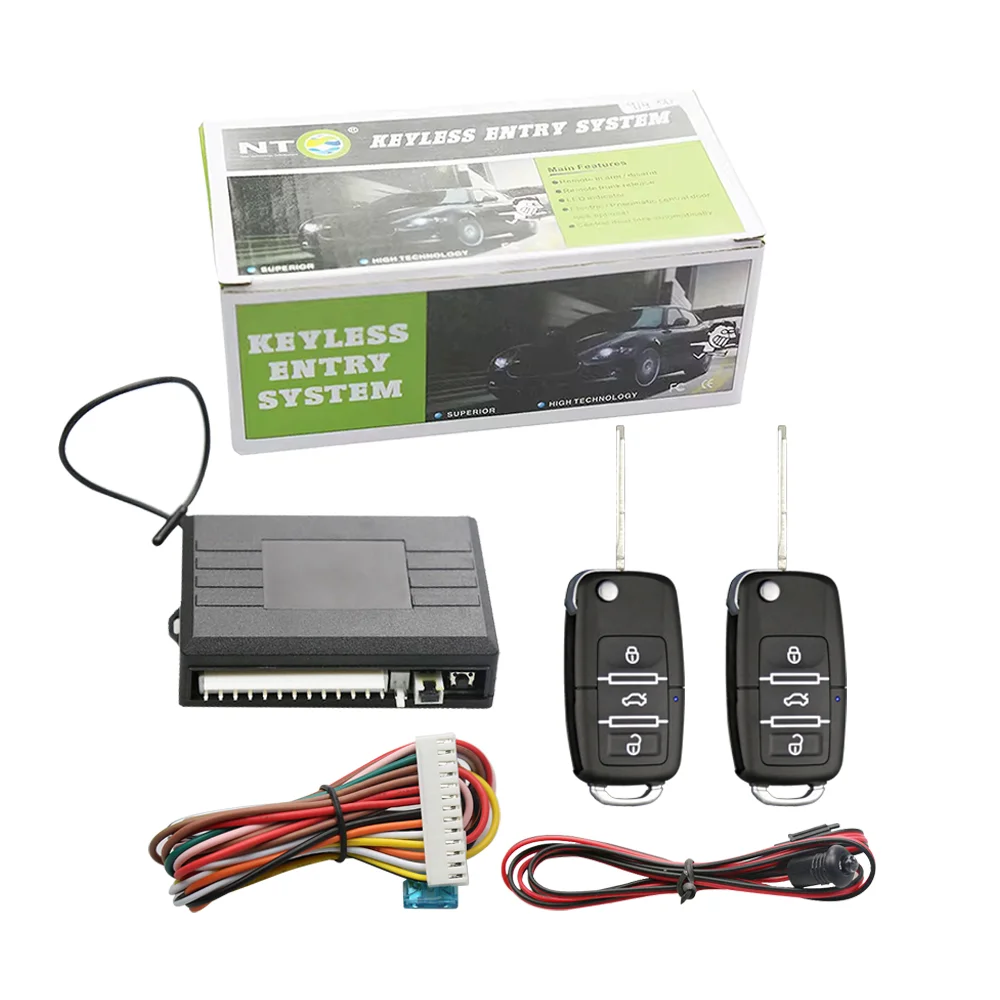 NTO-Universal-Car-Auto-Burglar-Alarm-Protection-Security-System-Remote ...