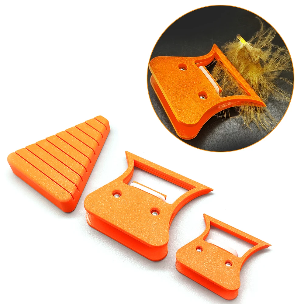 Feather Fold Block CDC Fly Tying Tools Feather Bender Clips Dubbing ...