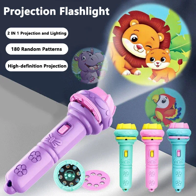 Baby-Projector-Torch-with-80-Patterns-Child-Projection-Flashlight-Toy ...
