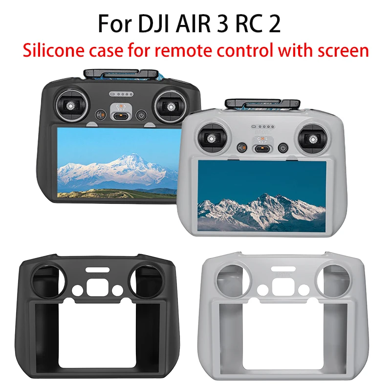 For-DJI-Mini-4Pro-AIR-3-remote-control-silicone-case-RC2-with-screen ...