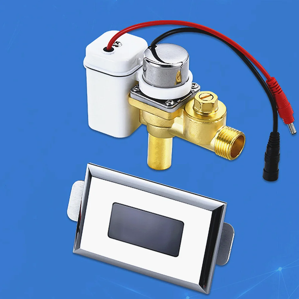 Toilet concealed Sensor urinal flush valve,standing urinal solenoid ...