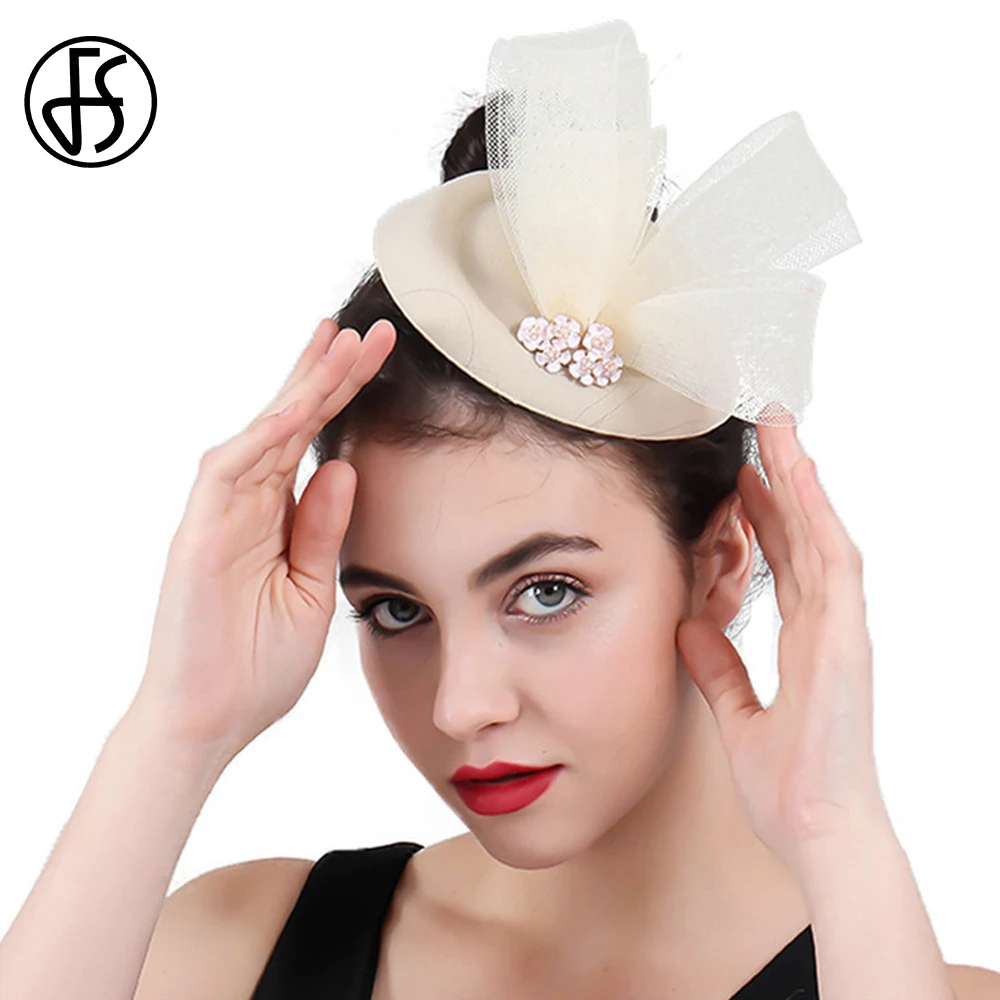 FS Top Hats For Children Wedding Ceremony Hair Accessories Ladies Cute ...