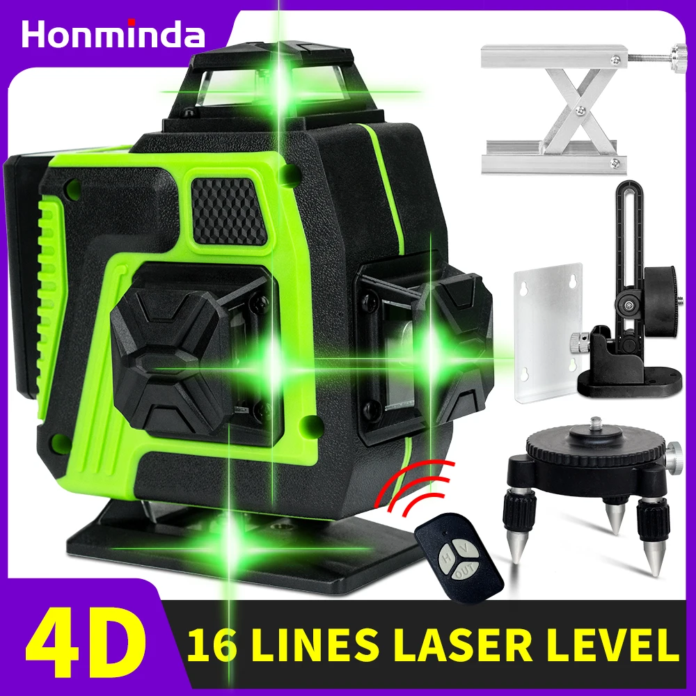 16-Lines-Laser-Level-Green-Line-Self-Leveling-360-Horizontal-And ...