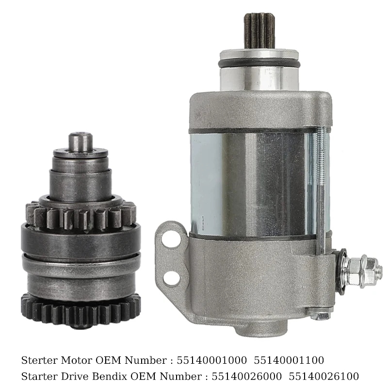 Electrical Engine Parts Starter Motor For KTM Motorcycle 250 300 200EXC ...