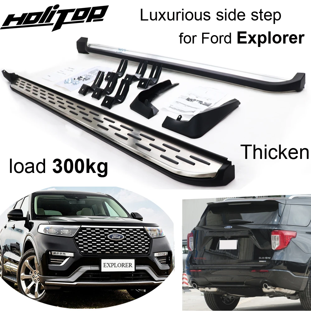 Luxurious Running Board Side Step Nerf Bar For Ford Explorer 2020 2021 ...