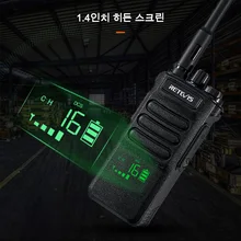 10w 워키토키 Retevis RT86 무전기 ptt 송수신기 휴대용 라디오 한국 UHF 양방향 무전기 워키 토키 장거리무전기 ...