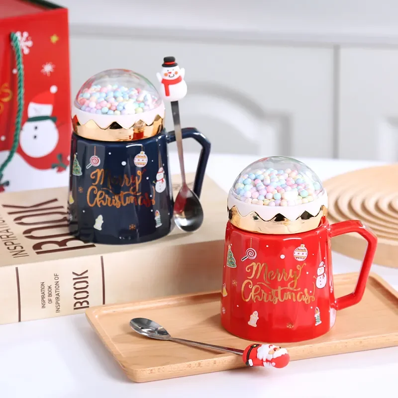Christmas-Mugs-with-lid-and-Santa-Claus-spoon-Creative-Planet-Ceramic ...