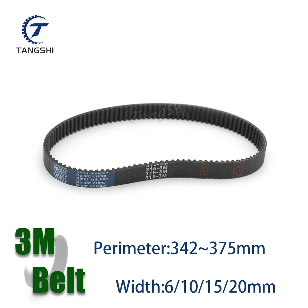 HTD-3M-Closed-Loop-Rubber-Synchronous-Timing-belt-width-6-10-15-20mm ...