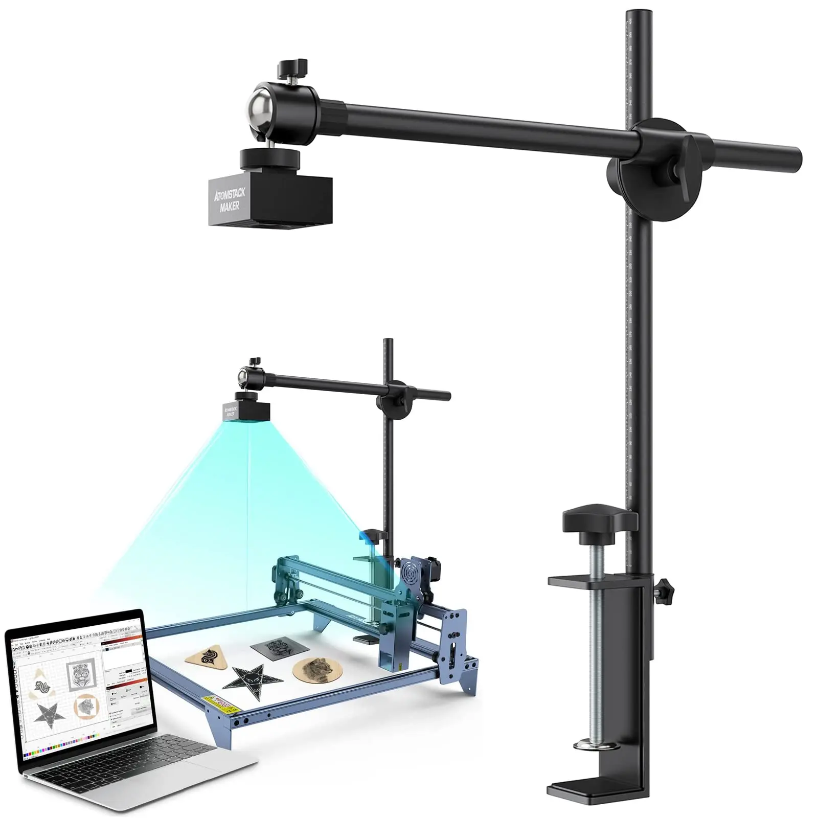 ATOMSTACK-Maker-AC1-Camera-For-Laser-Engraver-5MP-Pixel-HD-Industrial ...