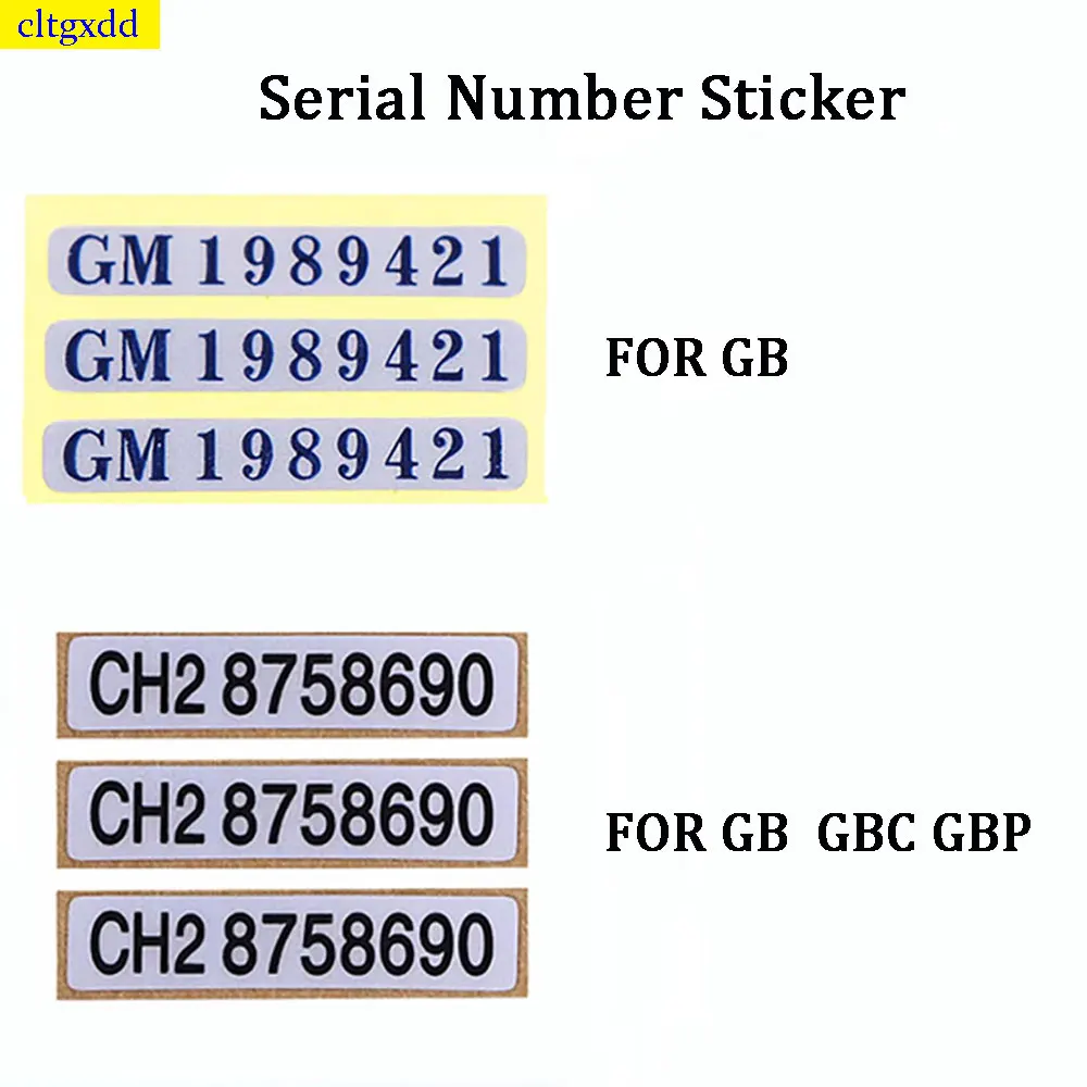 Cltgxdd-1-5piece-FOR-GB-GBC-GBP-game-console-shell-back-label-sticker ...