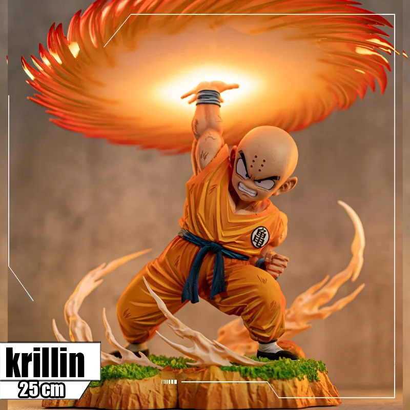 25cm Dragon Ball Z Kienzan Kuririn Figurine Namek krillin DBZ Statue ...