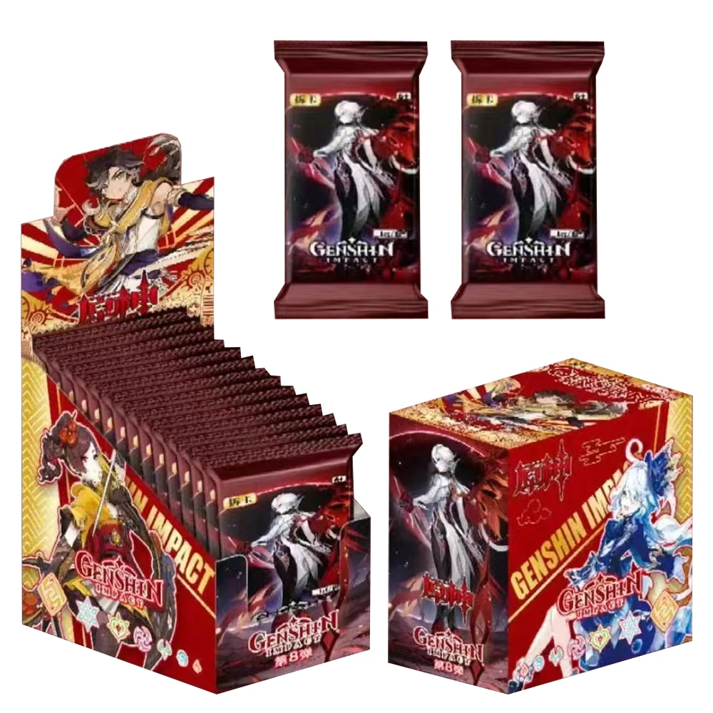 Genshin-Impact-Cards-Project-Jogo-TCG-Lumine-Booster-Box-Jogos-de-Cole ...