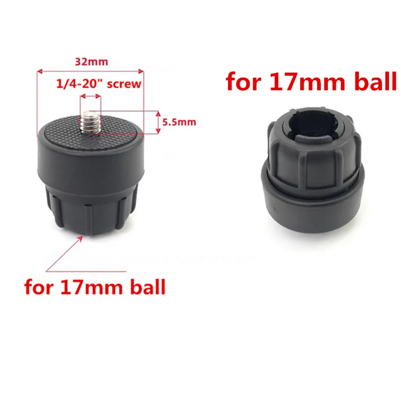 1/4 Camera Screw Adapter To 17mm Ball Round Dead Angle Suitable For ...