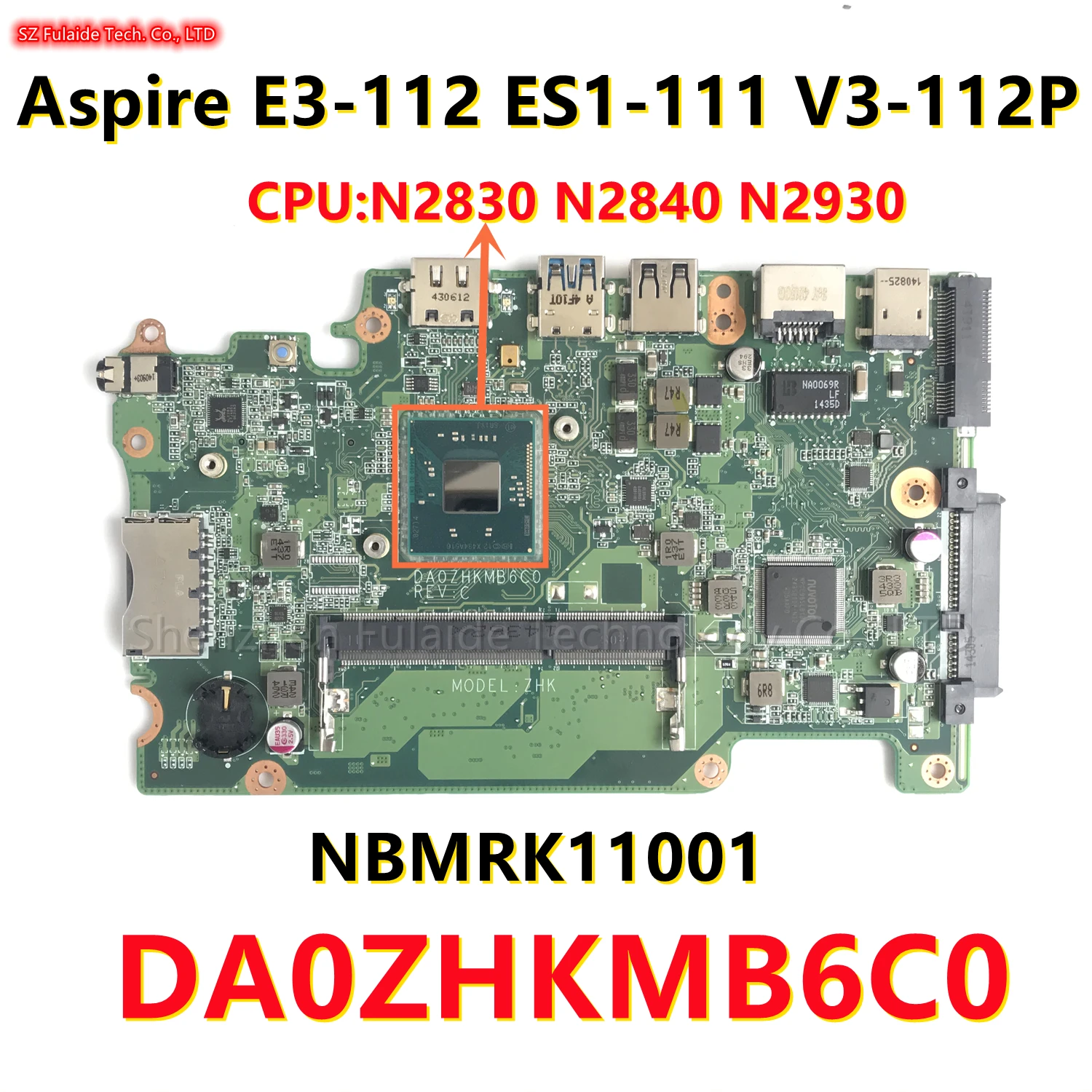 DA0ZHKMB6C0-For-Acer-Aspire-E3-112-ES1-111-V3-112P-ZHK-Laptop ...