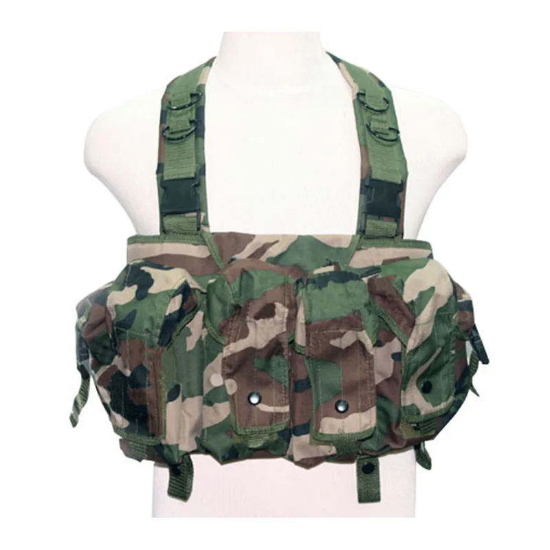 Tactical-Chest-Rig-Jungle-Assault-Vest-W-Magazine-Pouch-Mag-Bag-Panel ...