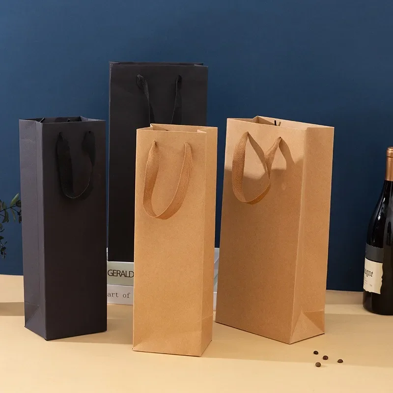 10pcs Red Wine Packaging Bag Insulated Cup Gift Hand-held Packaging Bag ...