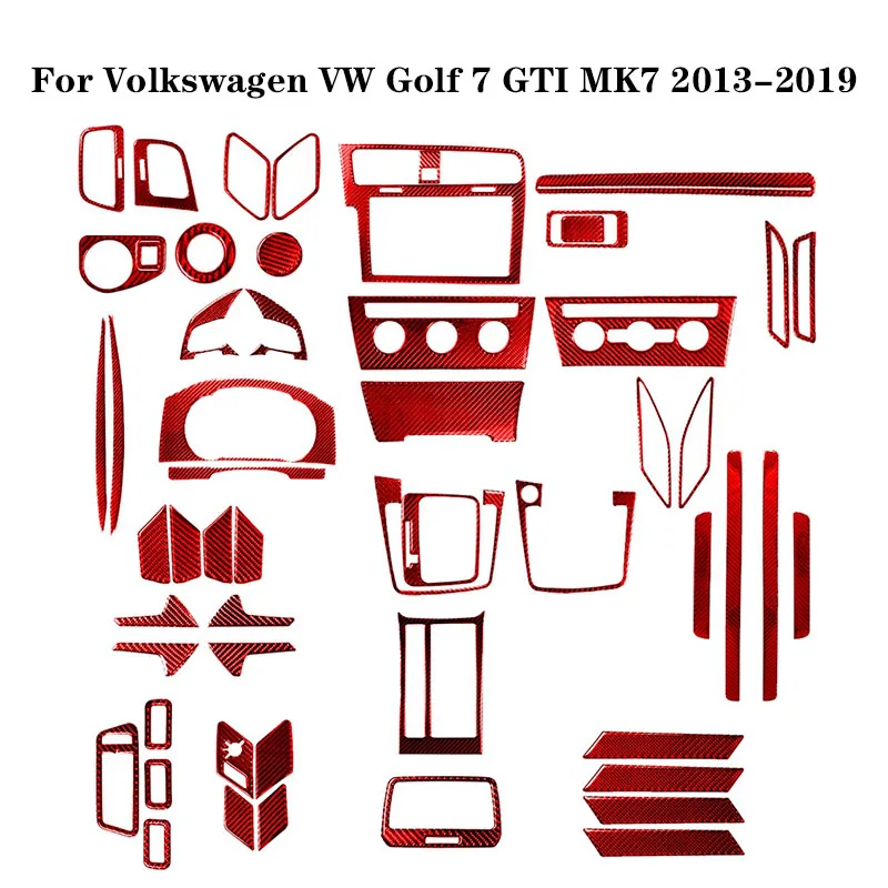 For-Volkswagen-Golf-7-GTI-MK7-2013-2014-2015-2016-2017-2018-2019-Carbon ...