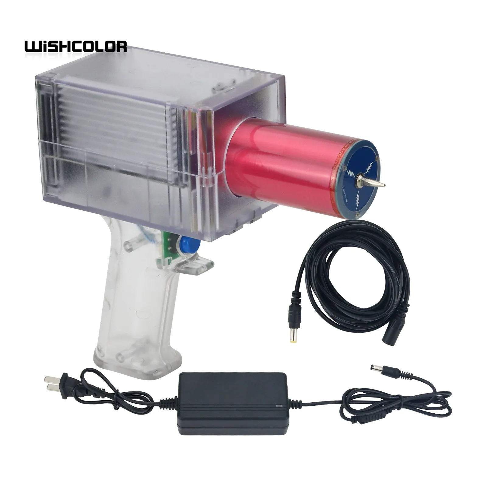 Wishcolor-Handheld-Tesla-Coil-Portable-Tesla-Coil-Gun-Arc-Generator ...