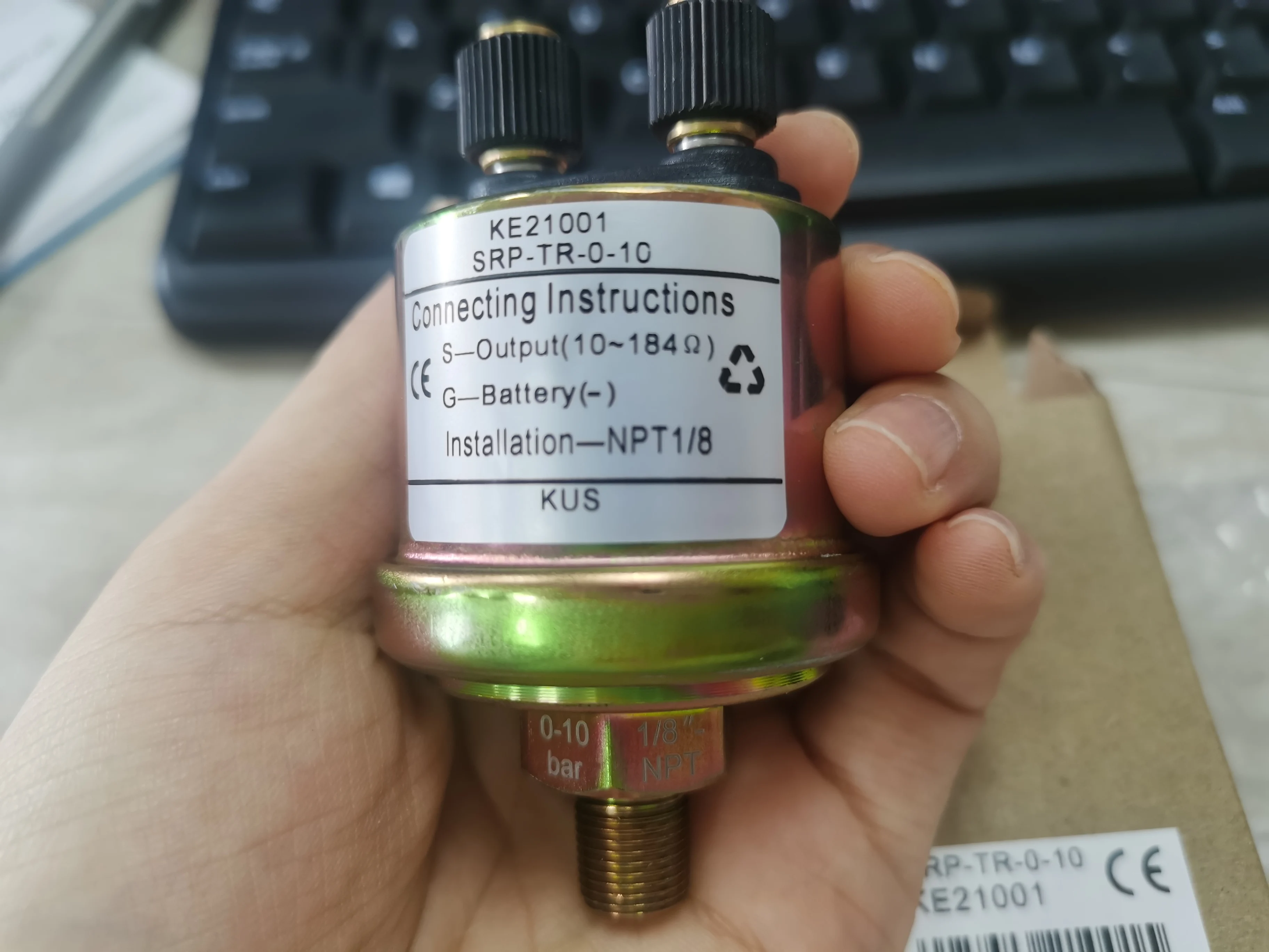 KE21001-MECHANICAL-OIL-PRESSURE-SENSOR-NO-ALARM-FOR-GENERATOR-WHITE ...