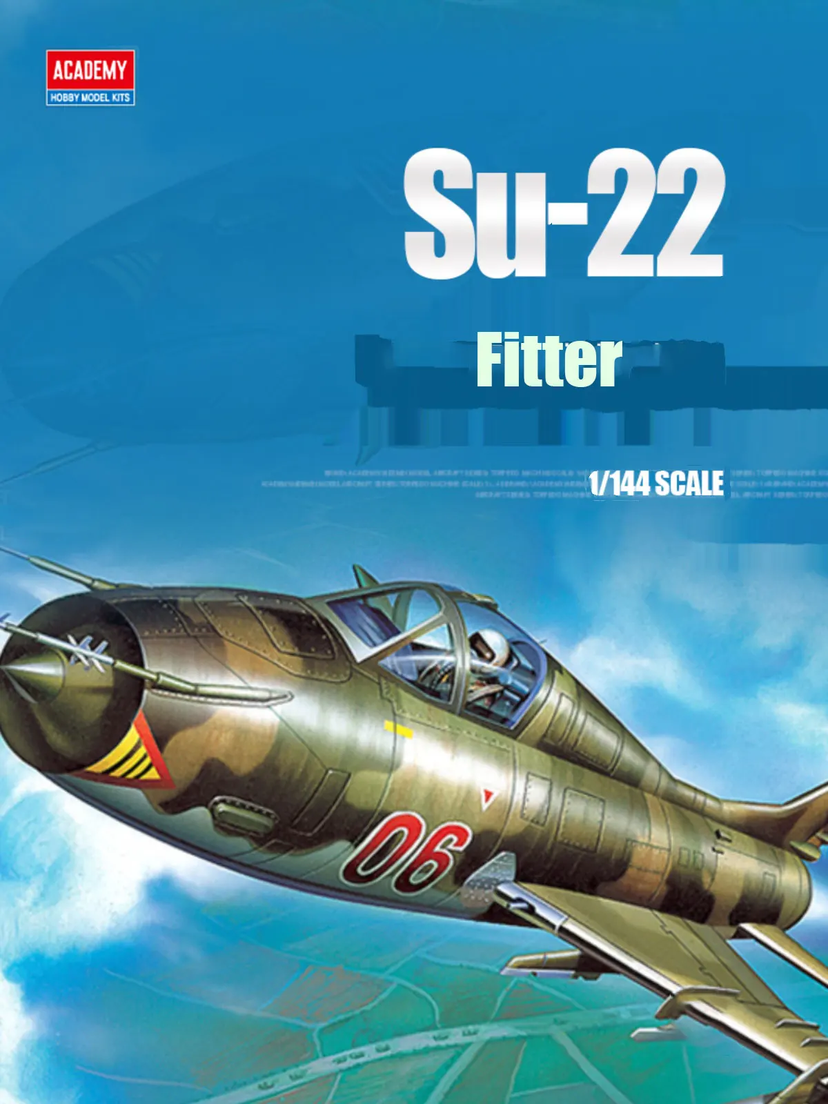 Academy-Assembly-Aircraft-Model-Kit-12612-Su-SU-22-Assembler-Attack ...