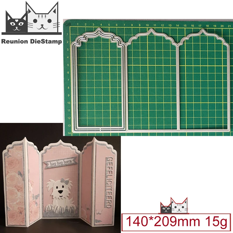 Three layer Loose leaf Frame Metal Cutting Dies for DIY Scrapbooking ...