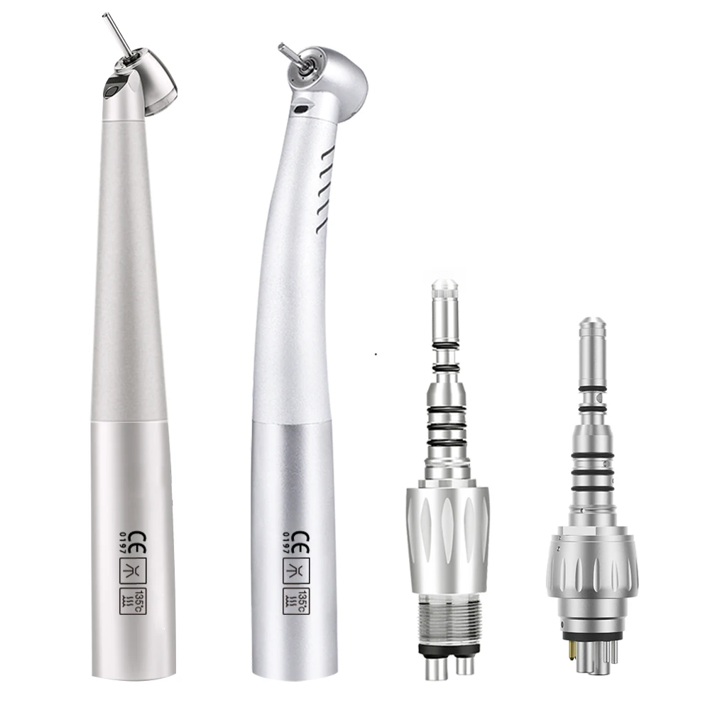 Dental-Standard-Head-Air-Turbine-Handpiece-High-Speed-Stainless-Body-K-Type-Quick-Coupler-with ...