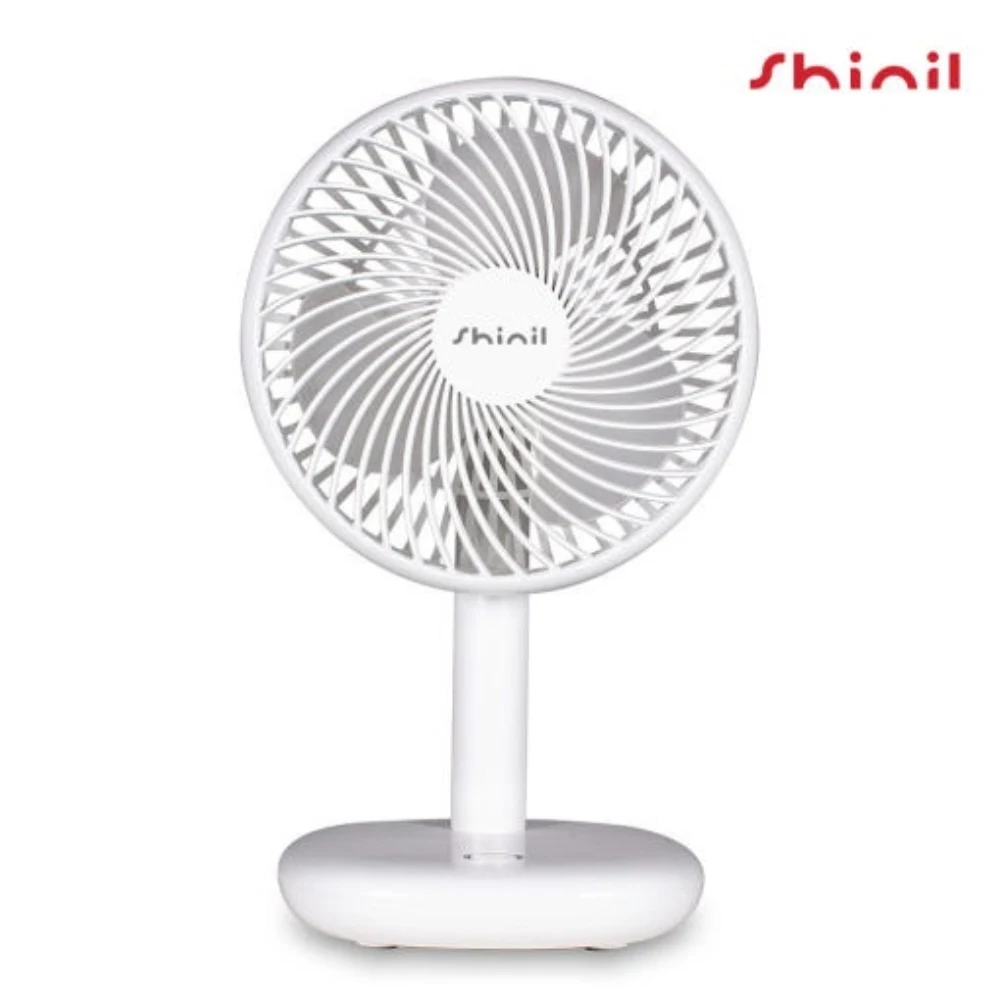 Shinil Electronic Desktop Fan Mini 4 Inch Cordless 2000Mah C Type ...