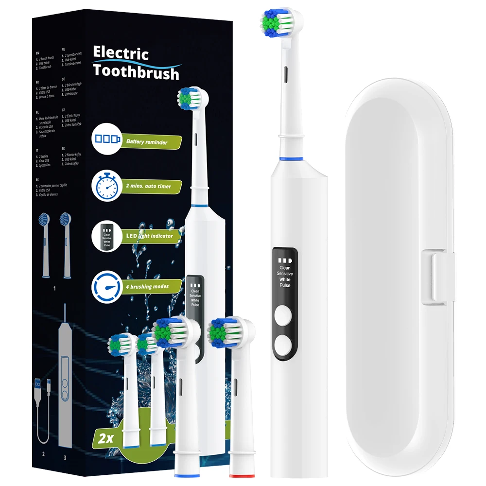 Intelligent-Rotating-Electric-Toothbrush-4-Modes-Smart-Rechargeable ...