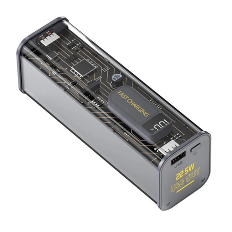 18650 Polymer Battery Fast Charging Mobile Power Supply Box 20000mA PD ...