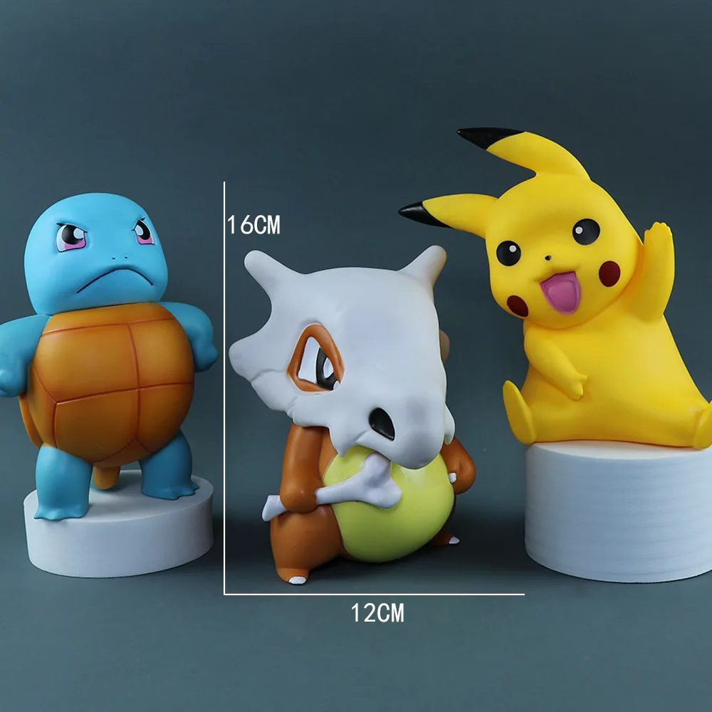 Pokemon-Pikachu-Cubone-Figure-Model-Doll-Room-Decoration-Collectible ...