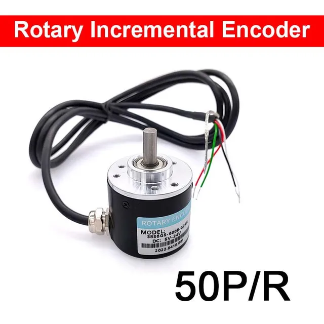 Photoelectric Incremental Rotary Encoder 38S6G5-B-G24N 50/100/200/360/400/500/600PPR AB 2 Phase ...
