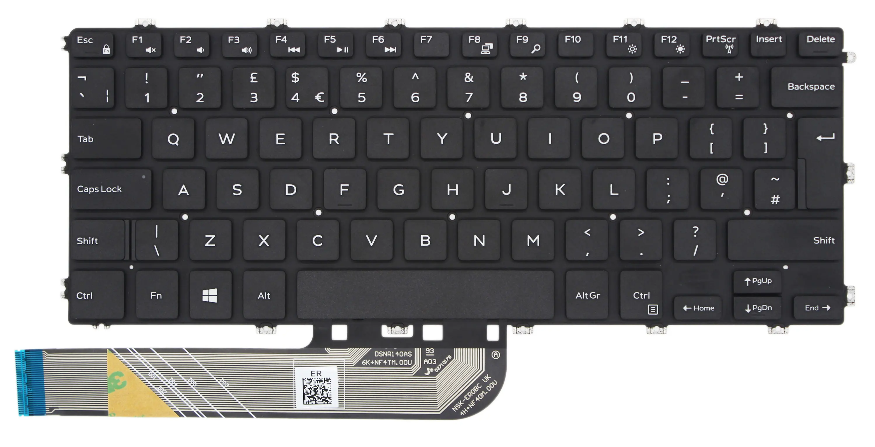 LARHON-Keyboard-Inggris-Hitam-Baru-Inggris-untuk-Dell-Inspiron-5482-2 ...