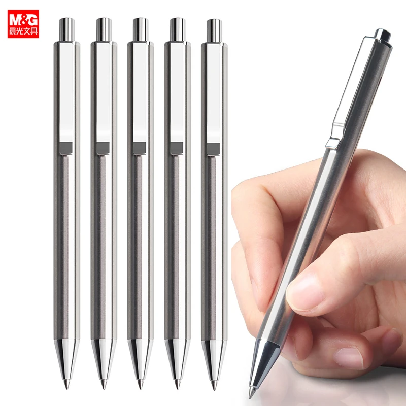 M-G-Metal-Signature-Gel-Pens-Stainless-Steel-Ballpoint-0-5mm-Fine-Point-Black-ink-Bullet.jpg