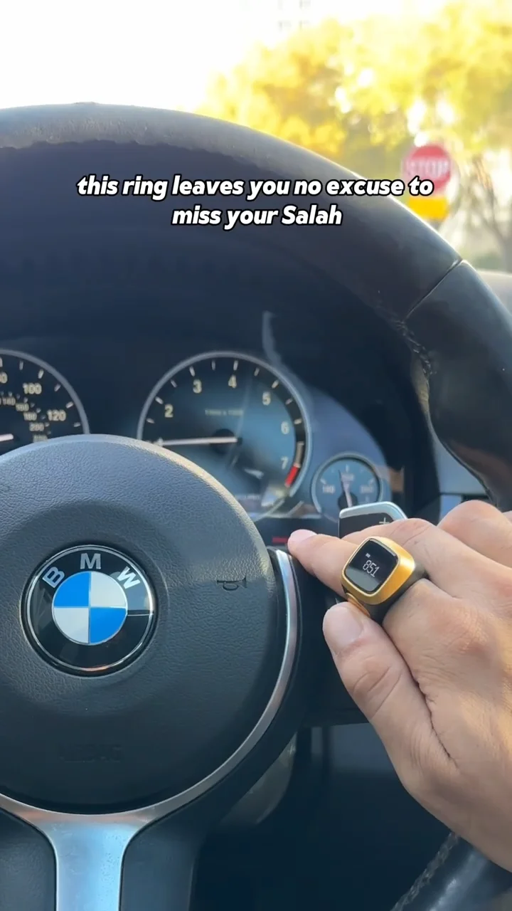 Muslim Iqibla Zikr Ring - Digital Counter Tasbeeh - Smart Tasbih Tally ...