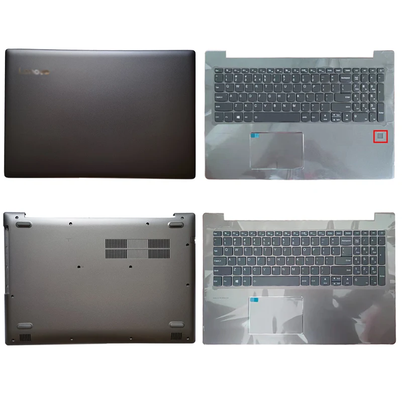 New Laptop Lcd Back Cover Palmrest With Keyboard Bottom Case For Lenovo ...
