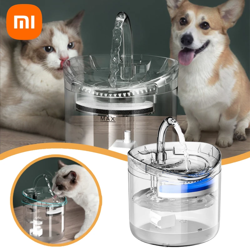 Xiaomi-Cat-Water-Fountain-Auto-Filter-USB-Electric-Mute-Cat-Drinker ...
