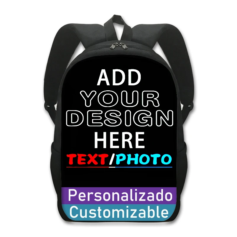Custom-Logo-Photo-Backpack-Personalized-Text-Name-Image-Rucksack ...