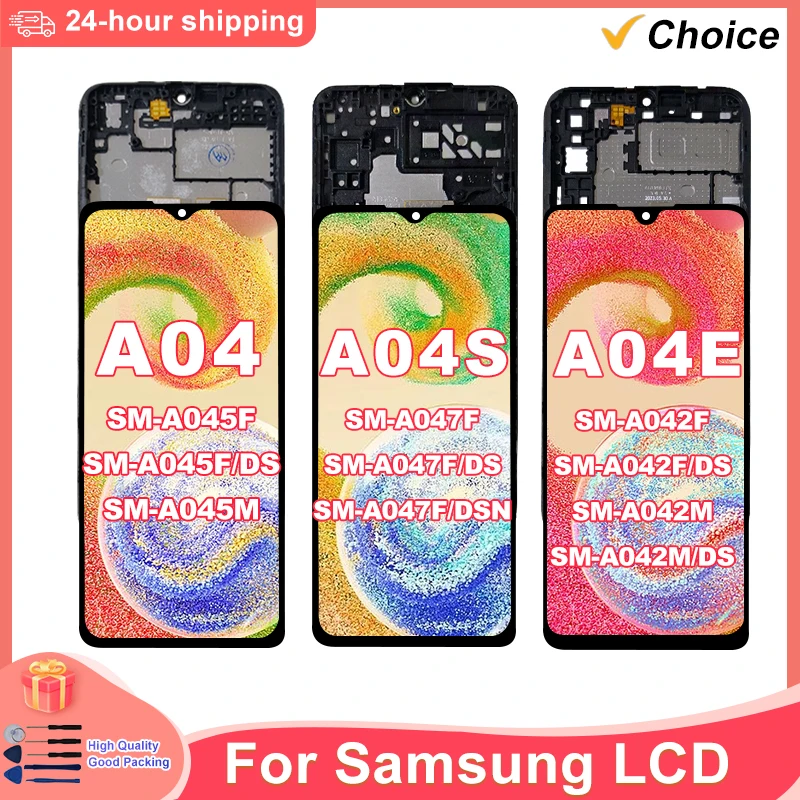 For Samsung Galaxy A04 LCD SM-A045F Display Touch Screen Digitizer For ...