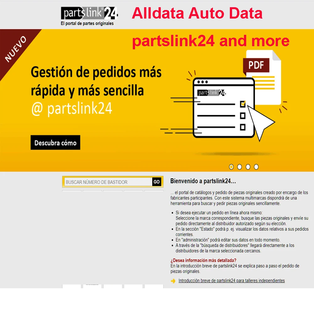 Partslink24 Free Access To Car Spare Parts Database: Free Dealers Lose
