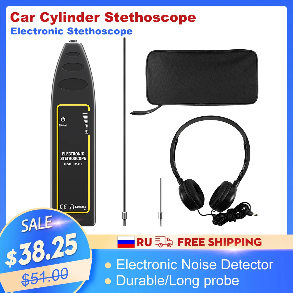 Vdiagtool Car Cylinder Stethoscope Auto Diagnostic Tool Engine Analyzer ...