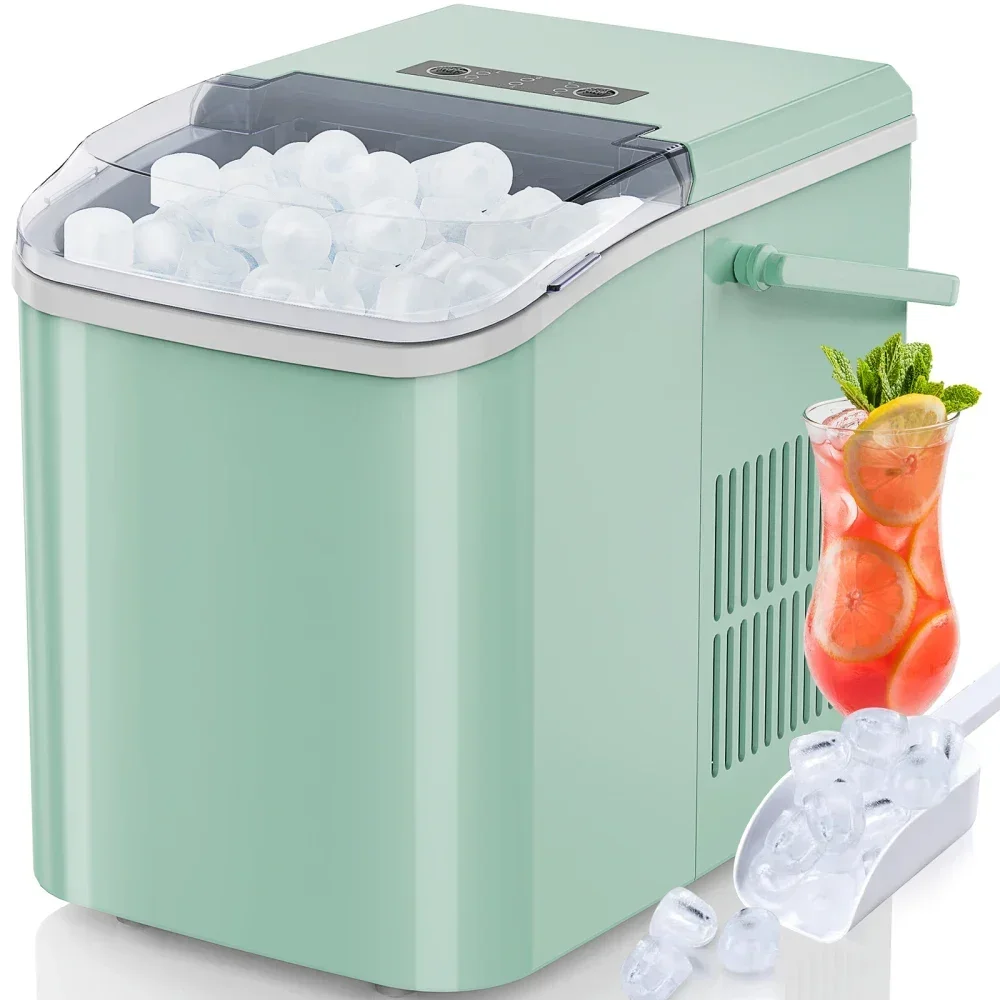 Electric Ice Maker Small Portable Home Use Ice Making Machine Mini Ice ...
