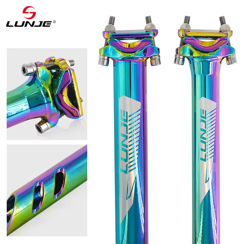 LUNJE-Colorido-Alum-nio-Liga-Mountain-Bike-Seat-Tube-espig-o-de ...