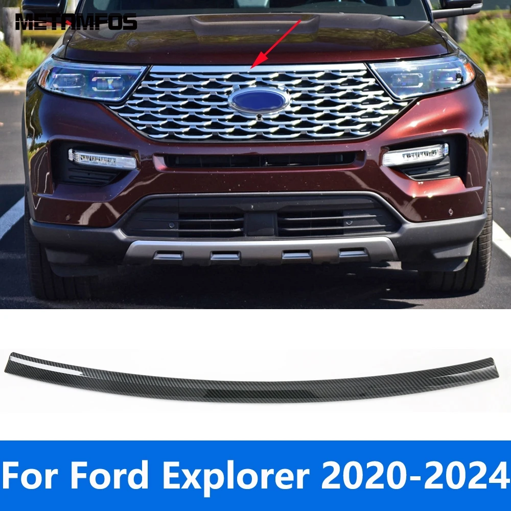 Front-Upper-Grille-Grill-Strip-Trim-For-Ford-Explorer-2020-2022-2023 ...