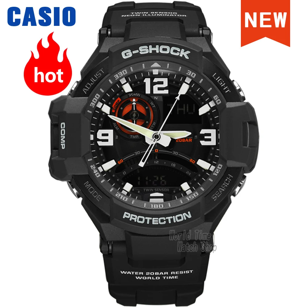 Rel-gio-Casio-G-Shock-Masculino-rel-gio-esportivo-militar-modelo-Airbuster-Quartz-conjunto-de ...